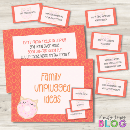 Screen-Free Bonding Activities for Christian Families + Free Printable